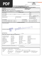 Philhealth Claim Form 4 | PDF | Thorax | Clinical Medicine