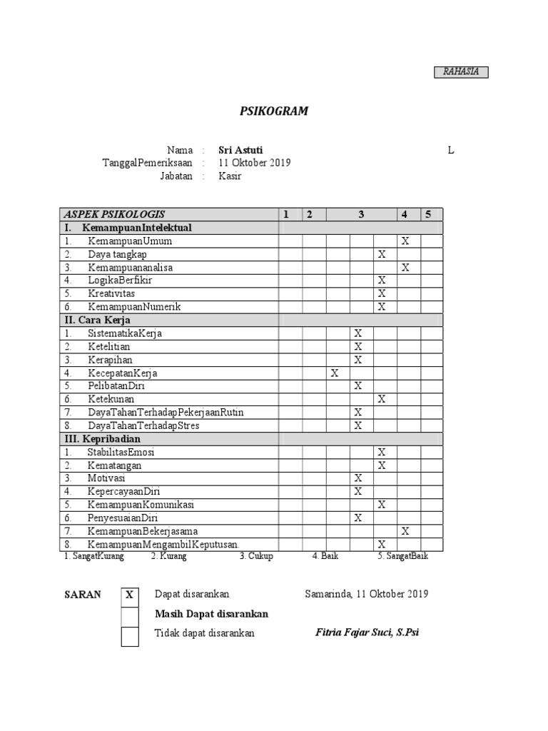 Contoh Assessment | PDF