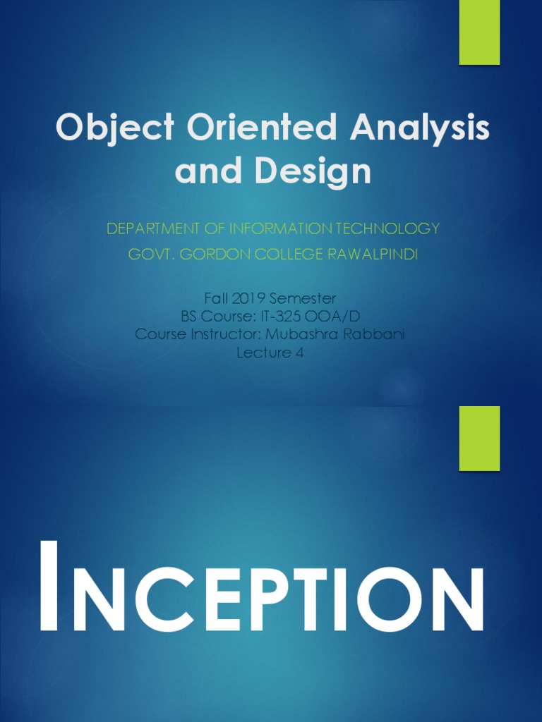 OOAD Lecture 4 | Download Free PDF | Feasibility Study | Risk Management