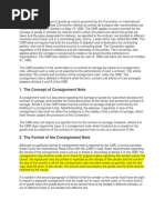 CMR Convention | PDF | Ratification | Consignee
