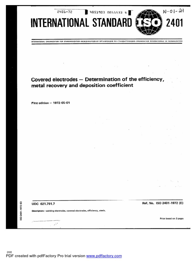 Iso 2401 PDF | PDF