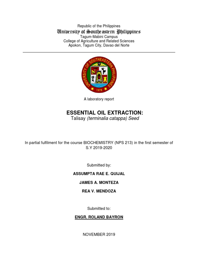 Talisay Seed | Download Free PDF | Trees | Petroleum