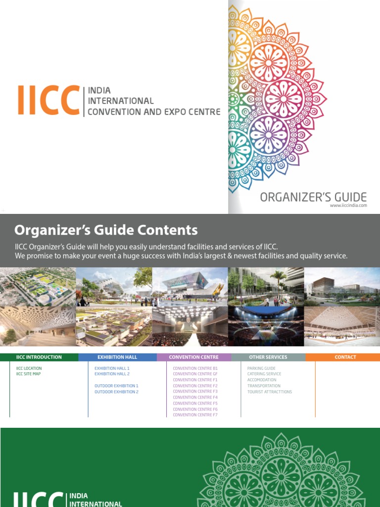 IICC Dwarka-Organisers Guide | PDF | New Delhi | Civil Engineering