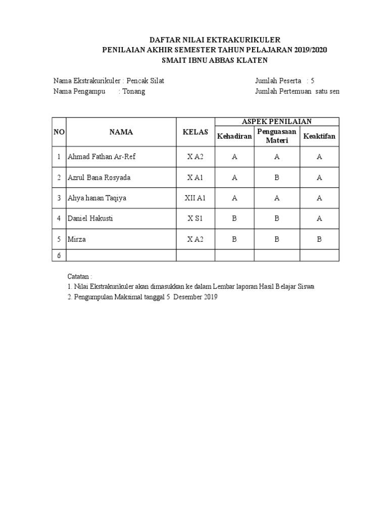 Ekskul Pencak Silat | PDF