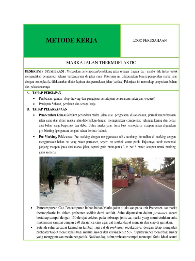 METODE KERJA Marka JLN | PDF