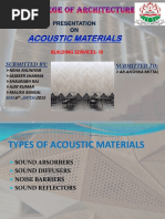 Auditorium Acoustic Material Overview | PDF | Flooring | Stairs