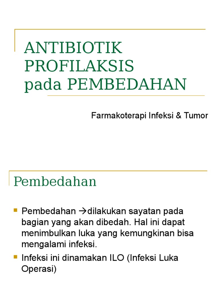 2 Antibiotik+profilaksis | PDF