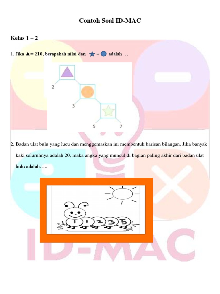 Contoh Soal ID-MAC | PDF | Griya & Taman | Seni