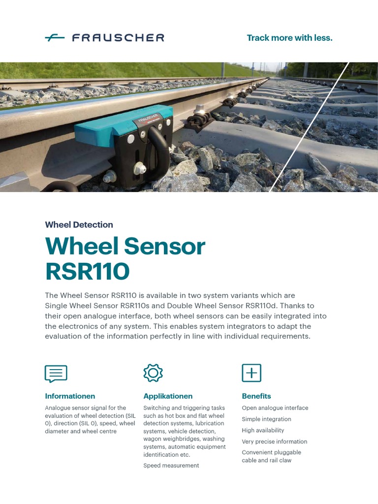 Datasheet RSR110 | PDF | Sensor | Power Supply