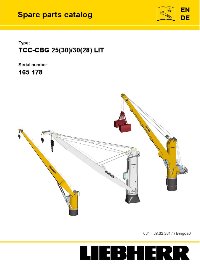 Liebherr CBG Spare Parts Catalog | PDF | Screw | Valve