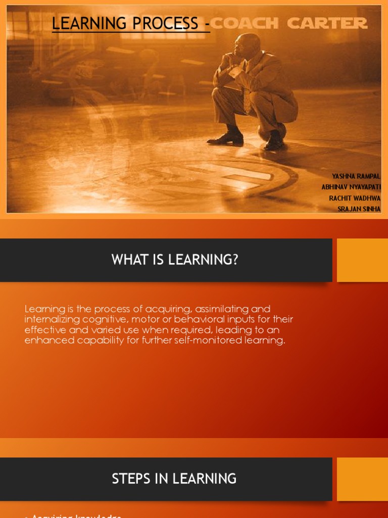 Coach Carter | PDF | Behaviorism | Classical Conditioning