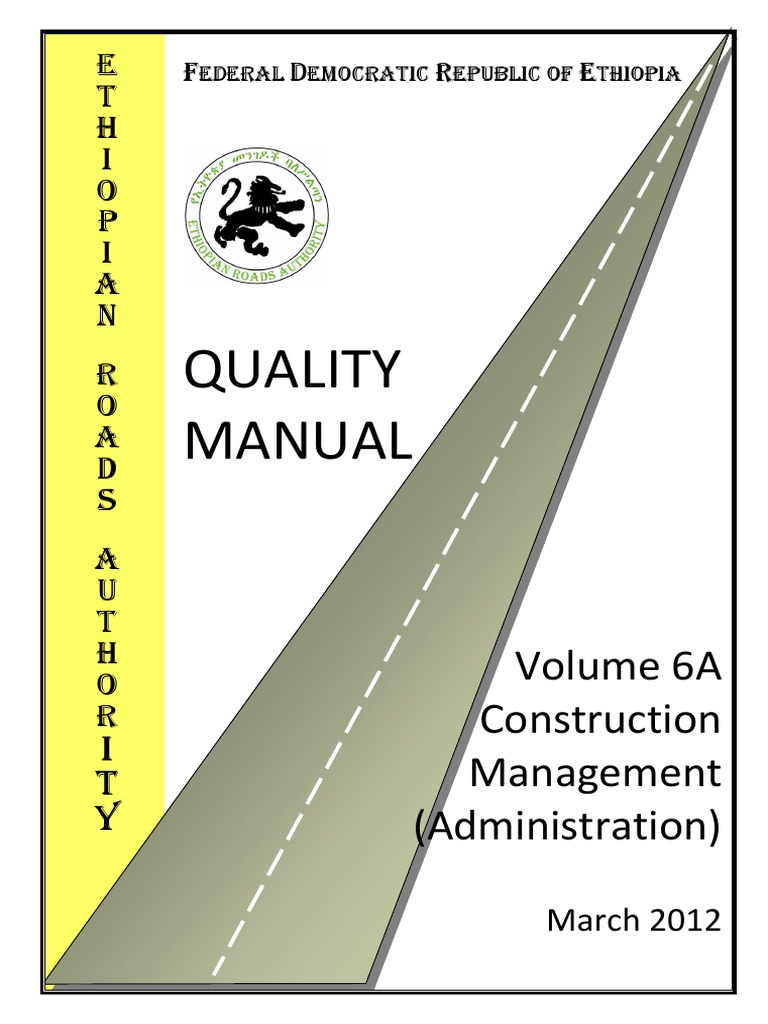 ERA Construction Management Manual | PDF | General Contractor ...