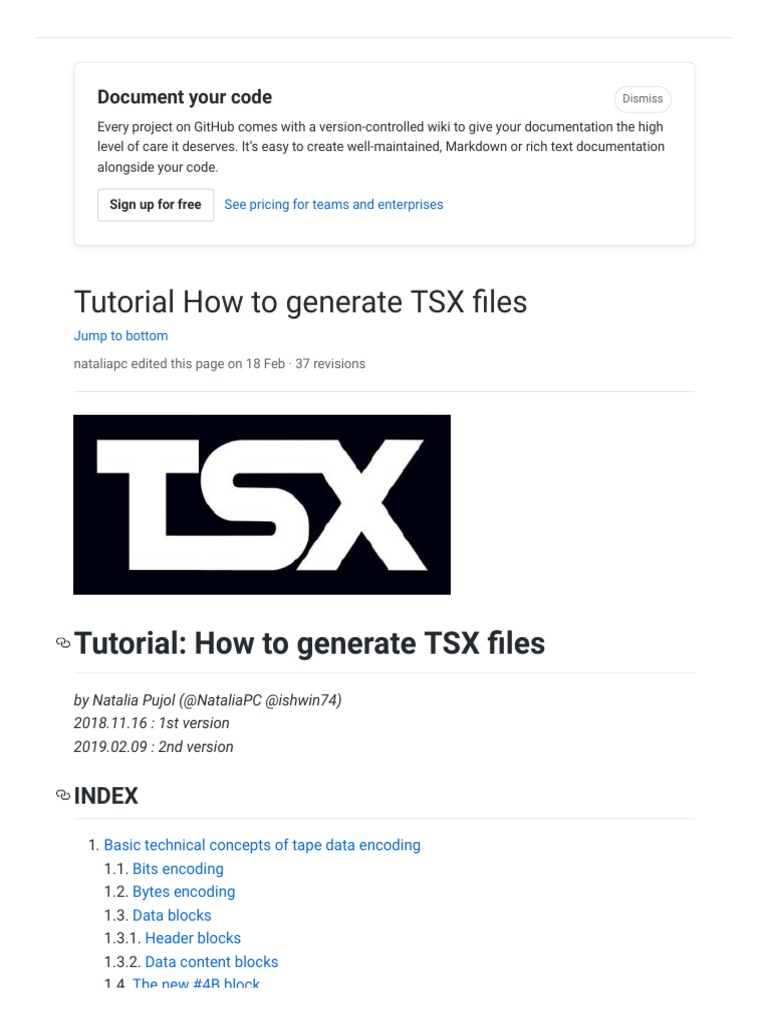 Tutorial How To Generate TSX Files Nataliapc - makeTSX Wiki GitHub | PDF | Bit | Computer ...