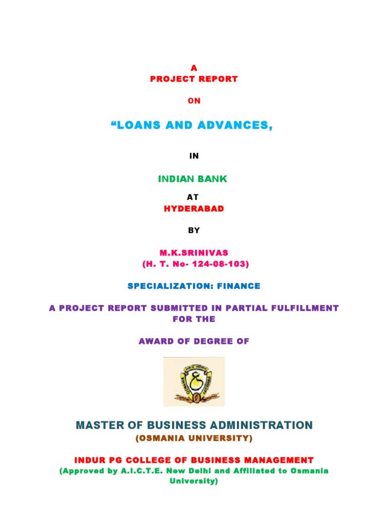 Indian Bank | PDF | Credit | Finance & Money Management