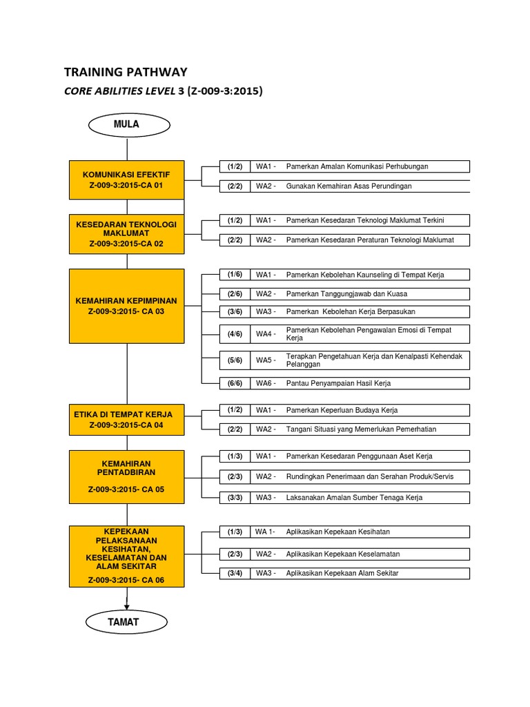 Training Pathway Ca Level 3 | PDF