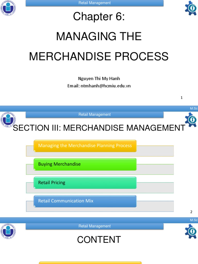 06 - Managing The Merchandise Process | PDF | Retail | Merchandising
