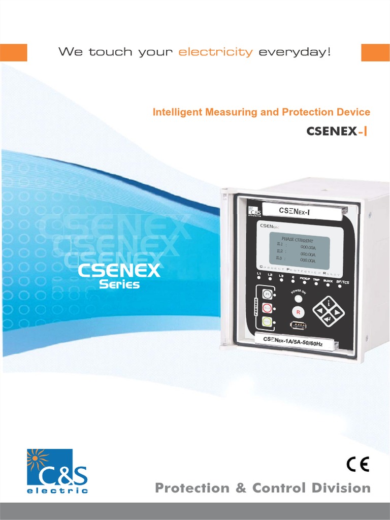 Intelligent Measuring and Protection Device CSENEX-I | PDF | Relay ...