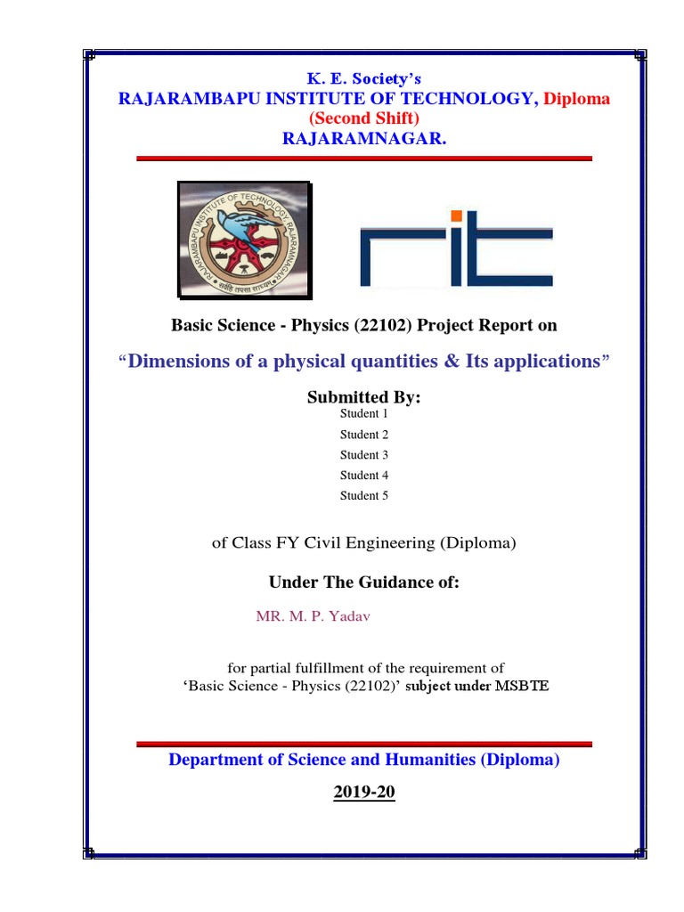 Micro Project Sample Report | PDF | Humanities | Diploma