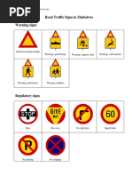 Zimbabwe Provisional License Revision | PDF | Traffic | Intersection (Road)