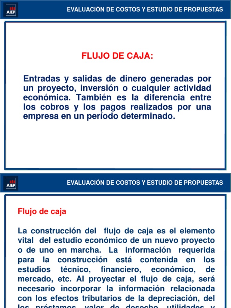 Flujo de Caja | PDF | Depreciación | Amortización (Negocio)