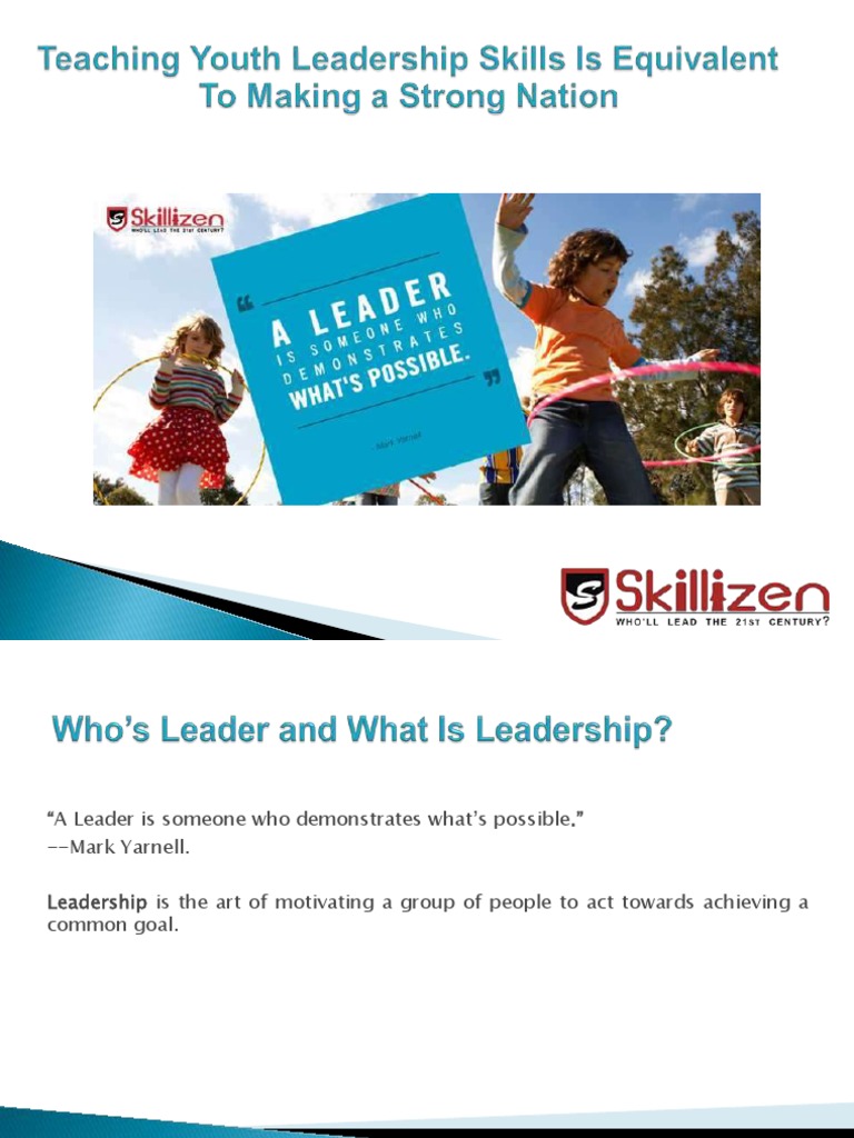Leadership Skills - Skill You Need For Today's Life | PDF | Leadership ...
