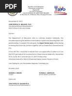 Excuse Letter Intrams | PDF