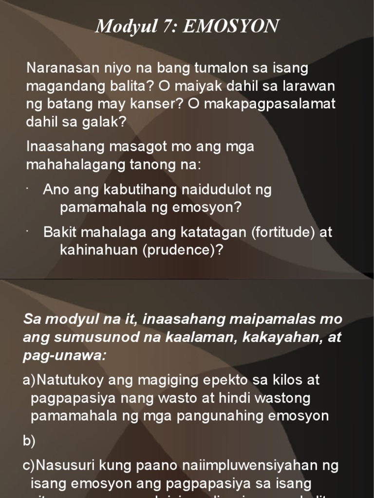 ESP Modyul 7.odp | PDF