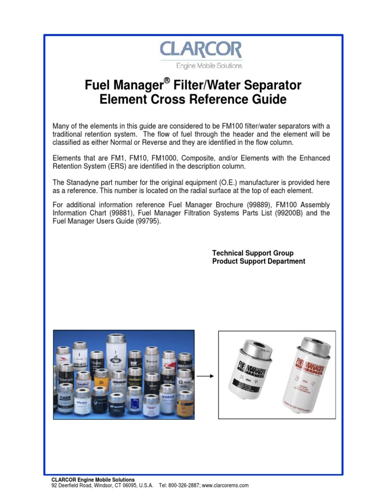 Echivalenti Clarcor JCB | PDF | Agricultural Machinery | Heavy Equipment