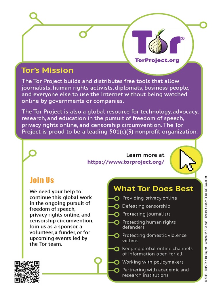 Tor Brochure en | PDF | Tor (Anonymity Network) | Anonymity