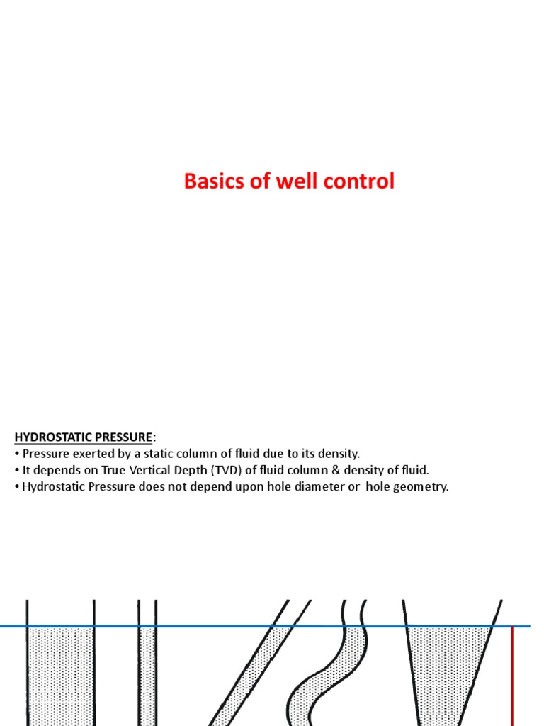 Basics Well Control | PDF | Casing (Borehole) | Civil Engineering