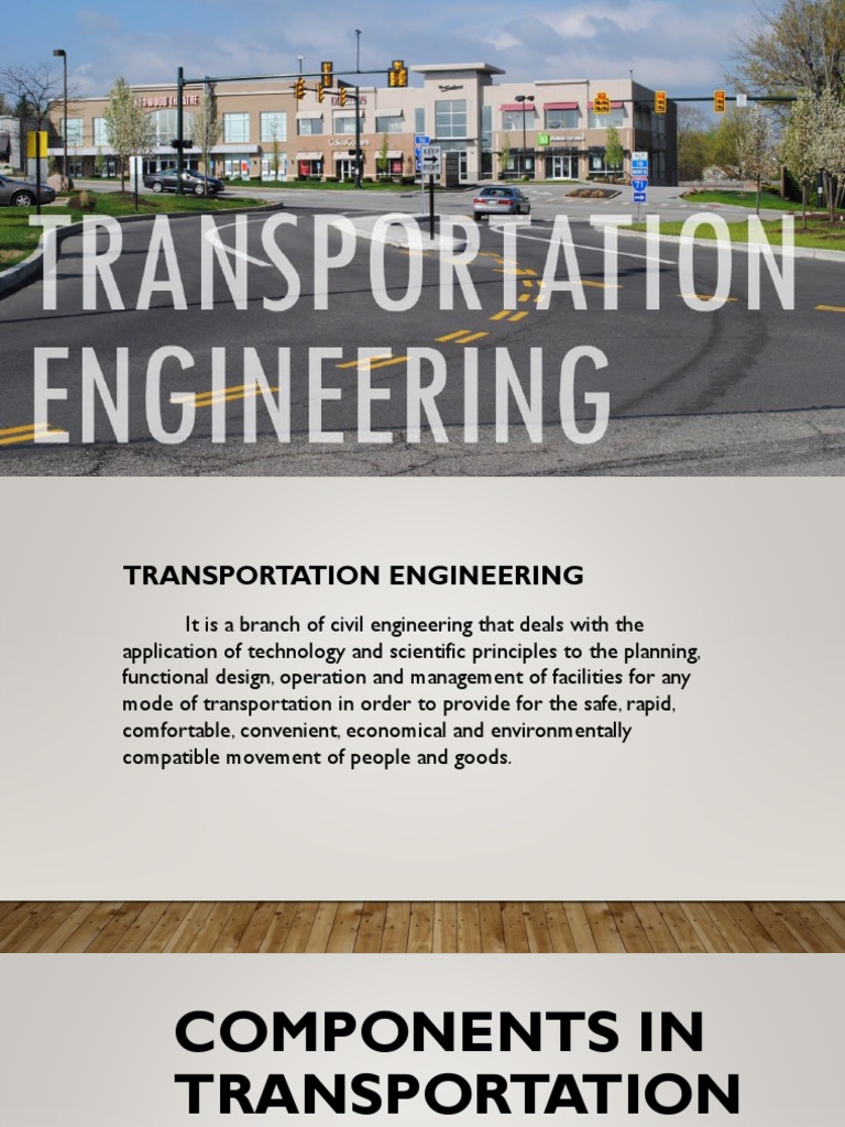 Transportation Engineering | PDF | Transport | Infrastructure