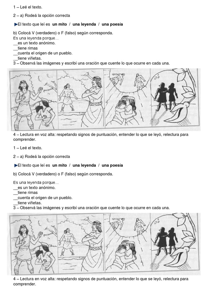 Evaluación Leyenda | PDF | Poesía