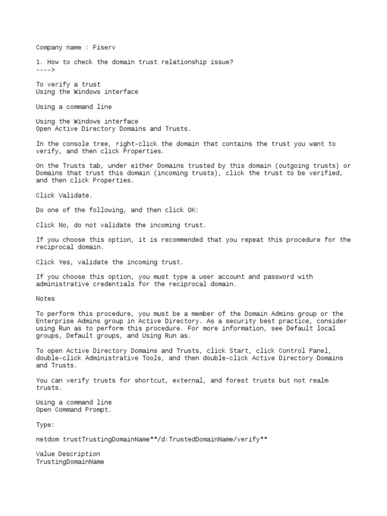 Real Time Interview Questions and Answer | PDF | Active Directory ...