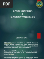 Sutures Comparison Chart | PDF | Surgical Suture | Chemical Substances