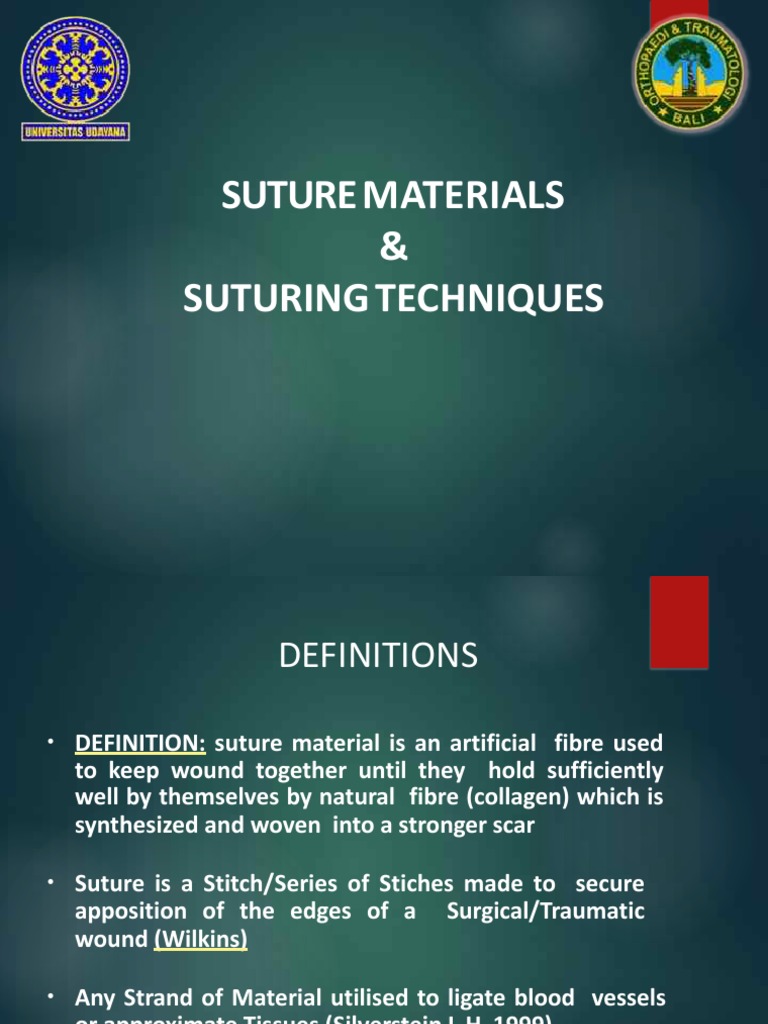 Suture PDF | Download Free PDF | Surgical Suture | Nature