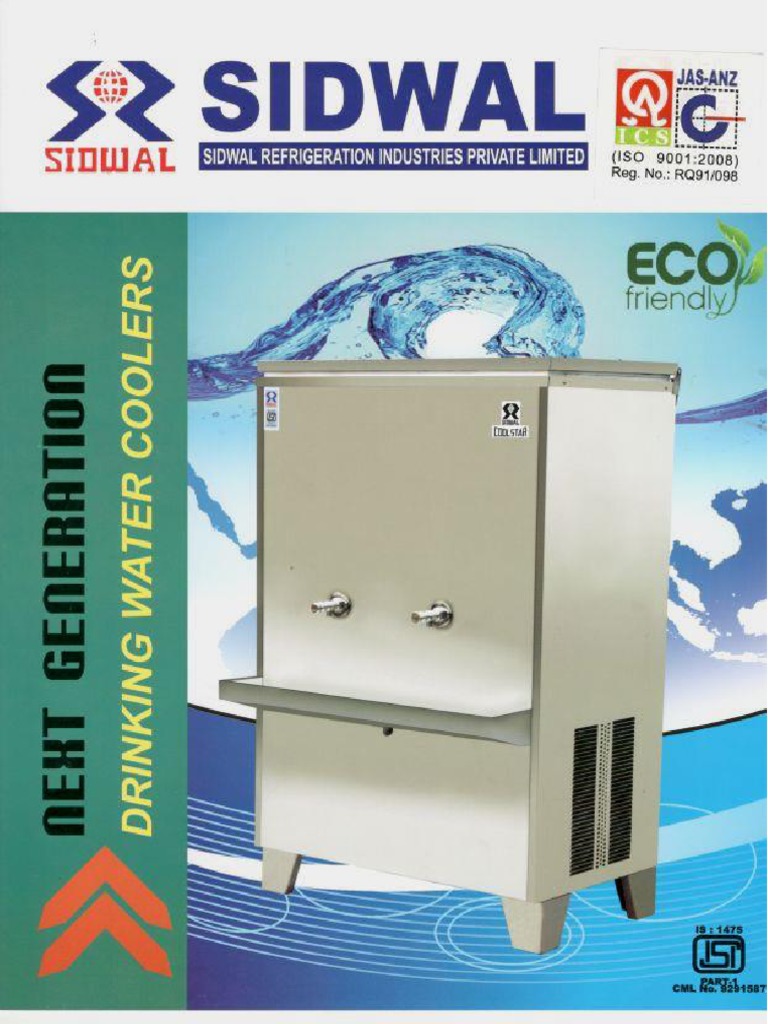 SIDWAL Water Cooler Catalogue PDF | PDF