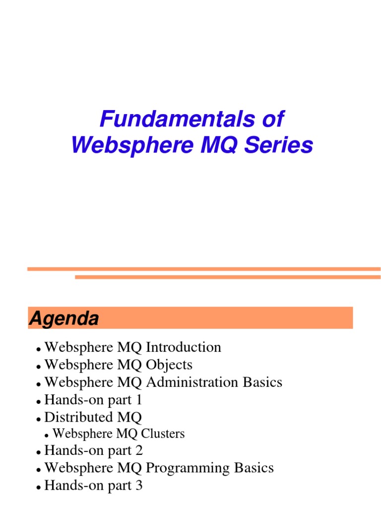 MQ Fundamentals 101228114012 Phpapp02 PDF | PDF | Public Key ...