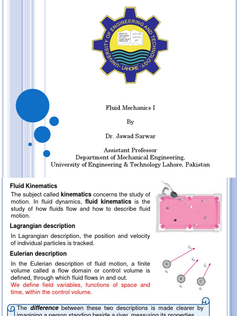 Fluid Mechanics-1 | PDF | Continuum Mechanics | Mathematical Physics