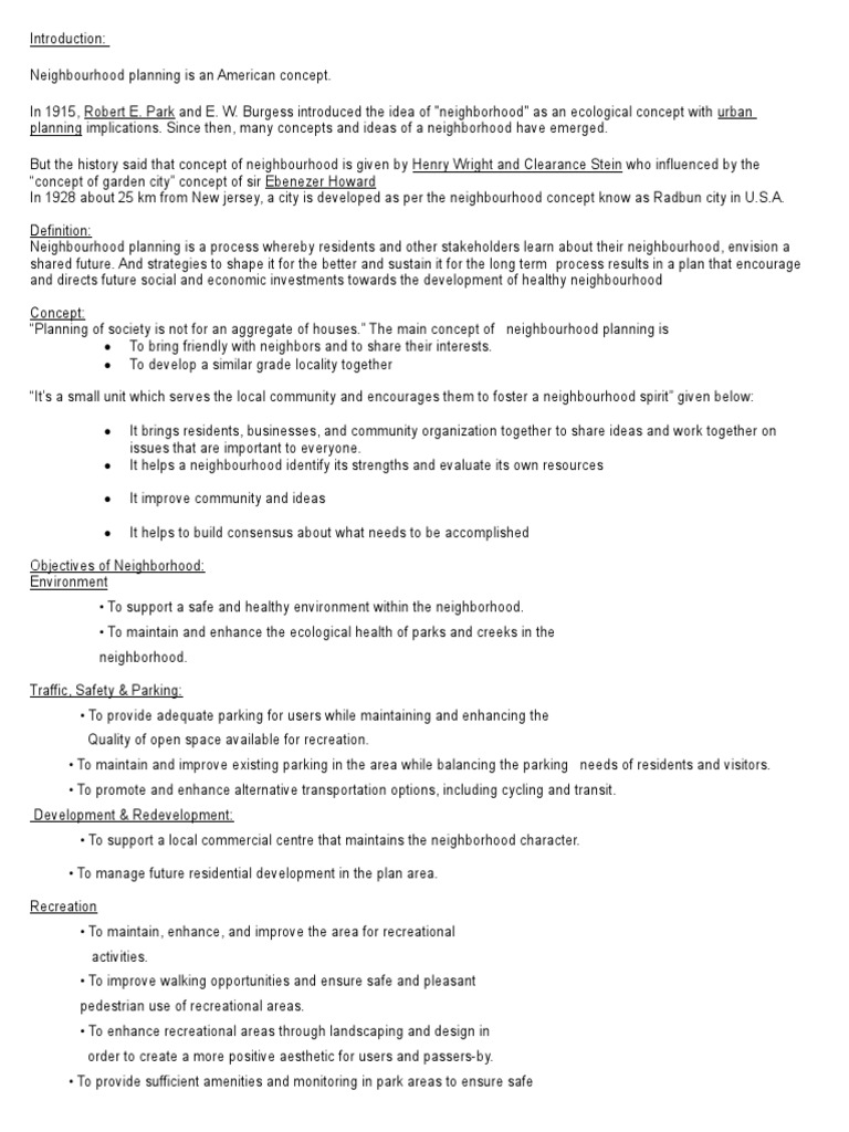 Neighborhood | Download Free PDF | Neighbourhood | Community