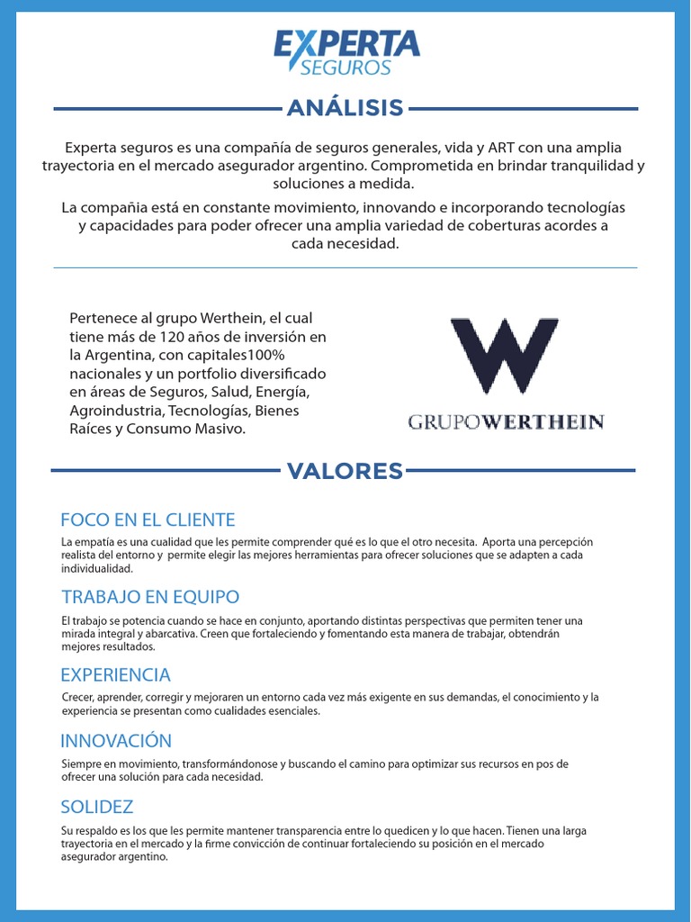 Experta Seguros | PDF | Póliza de seguros | Seguro
