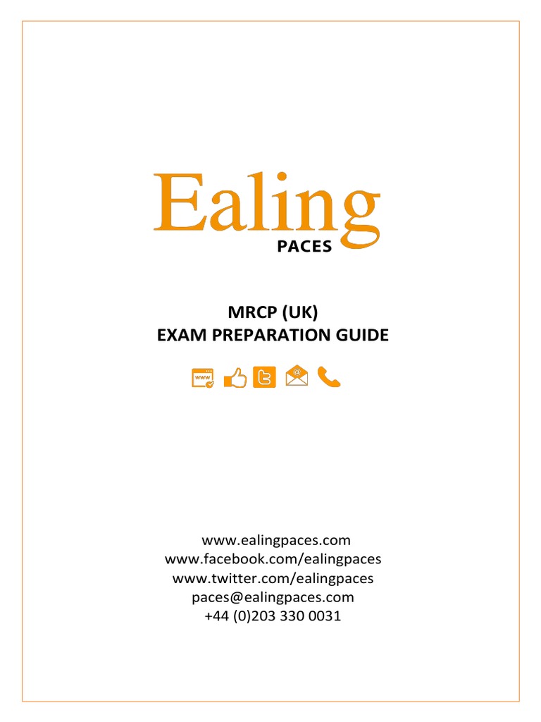 Ealing Paces Revision Guide | PDF | Respiratory Diseases | Chronic ...