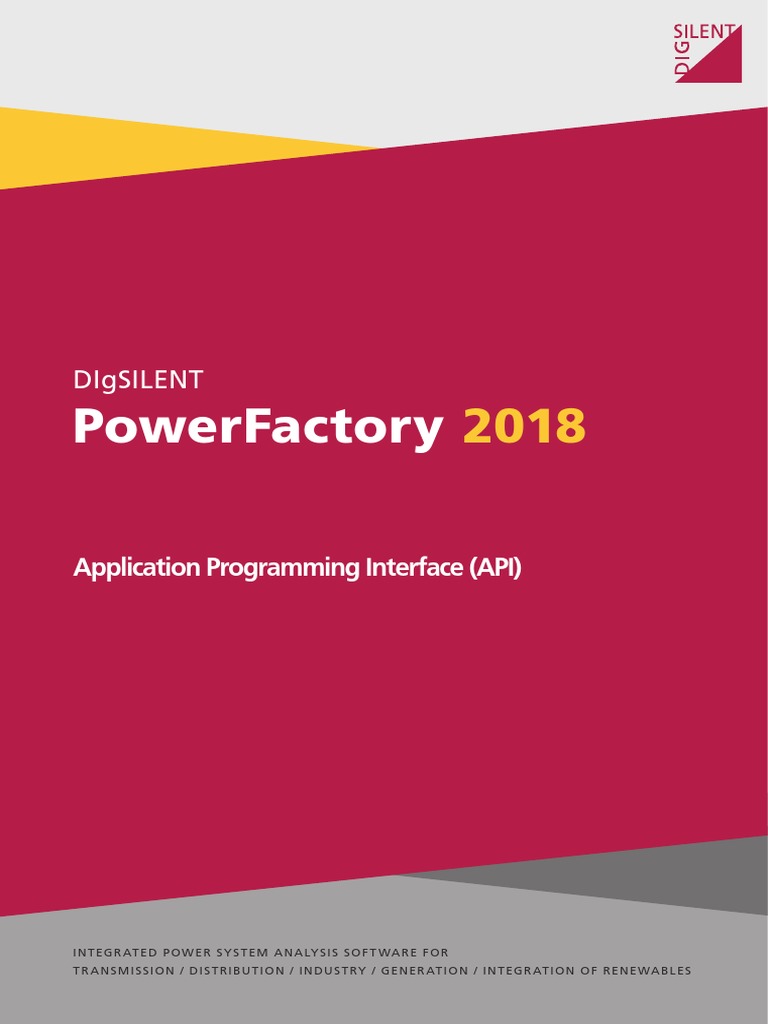 PowerFactory Api PDF | Download Free PDF | Library (Computing) | Method (Computer Programming)