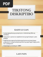 Powerpoint TEKSTONG DESKRIPTIBO | PDF