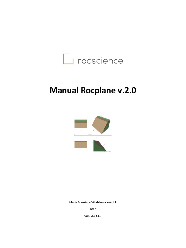 Manual de Uso Rocplane v.2.0 | PDF