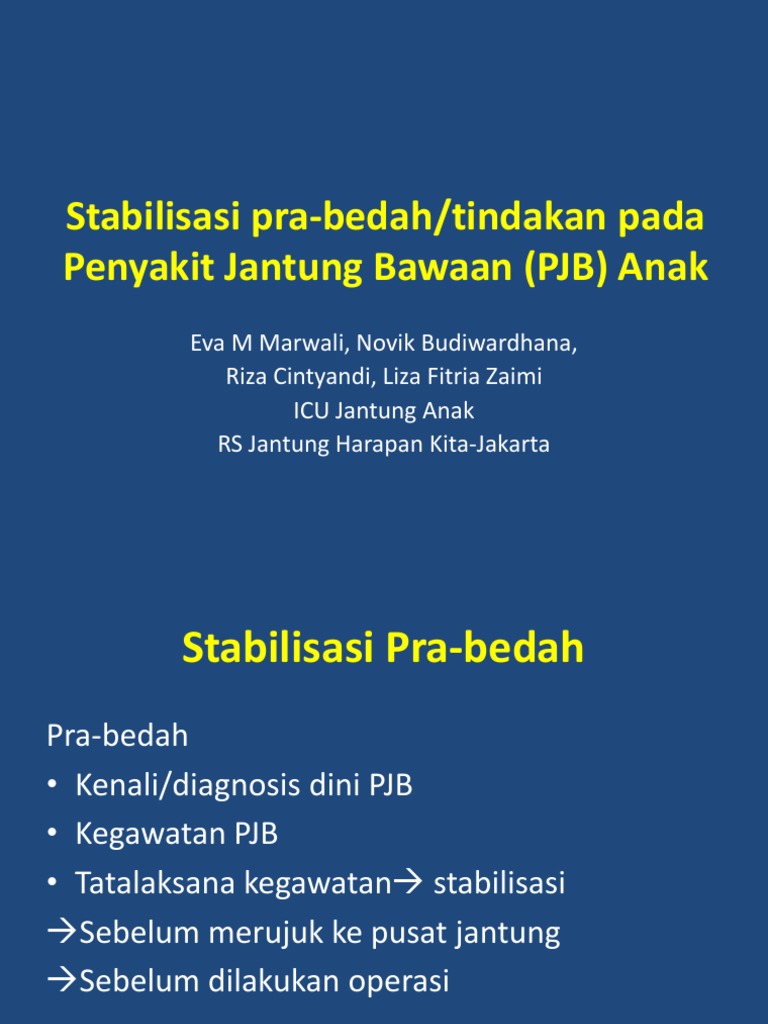 Stabilisasi Pra Bedah | PDF