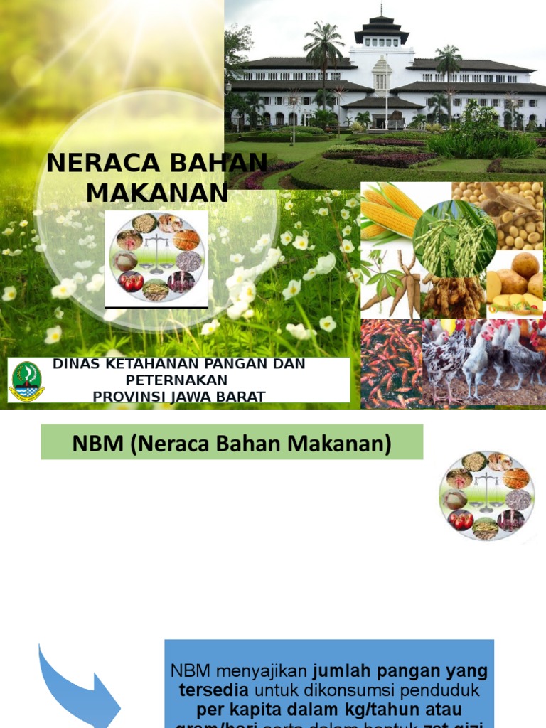 Neraca Bahan Makanan (NBM) - Bogor 24072019 | PDF