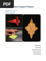 3D Origami | PDF | Origami | Printing Materials