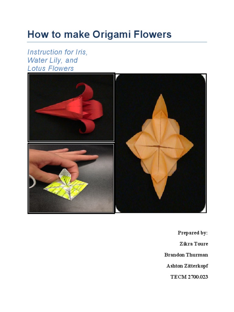 Manual de Origami PDF | PDF | Origami | Paper Art