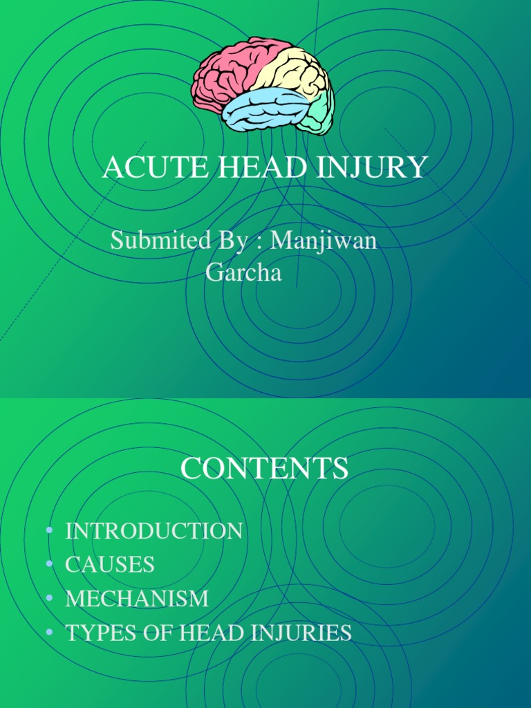 Acute Brain Injury | PDF | Traumatic Brain Injury | Anatomical Terms Of ...