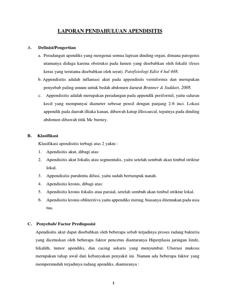 LP Apendisitis | PDF